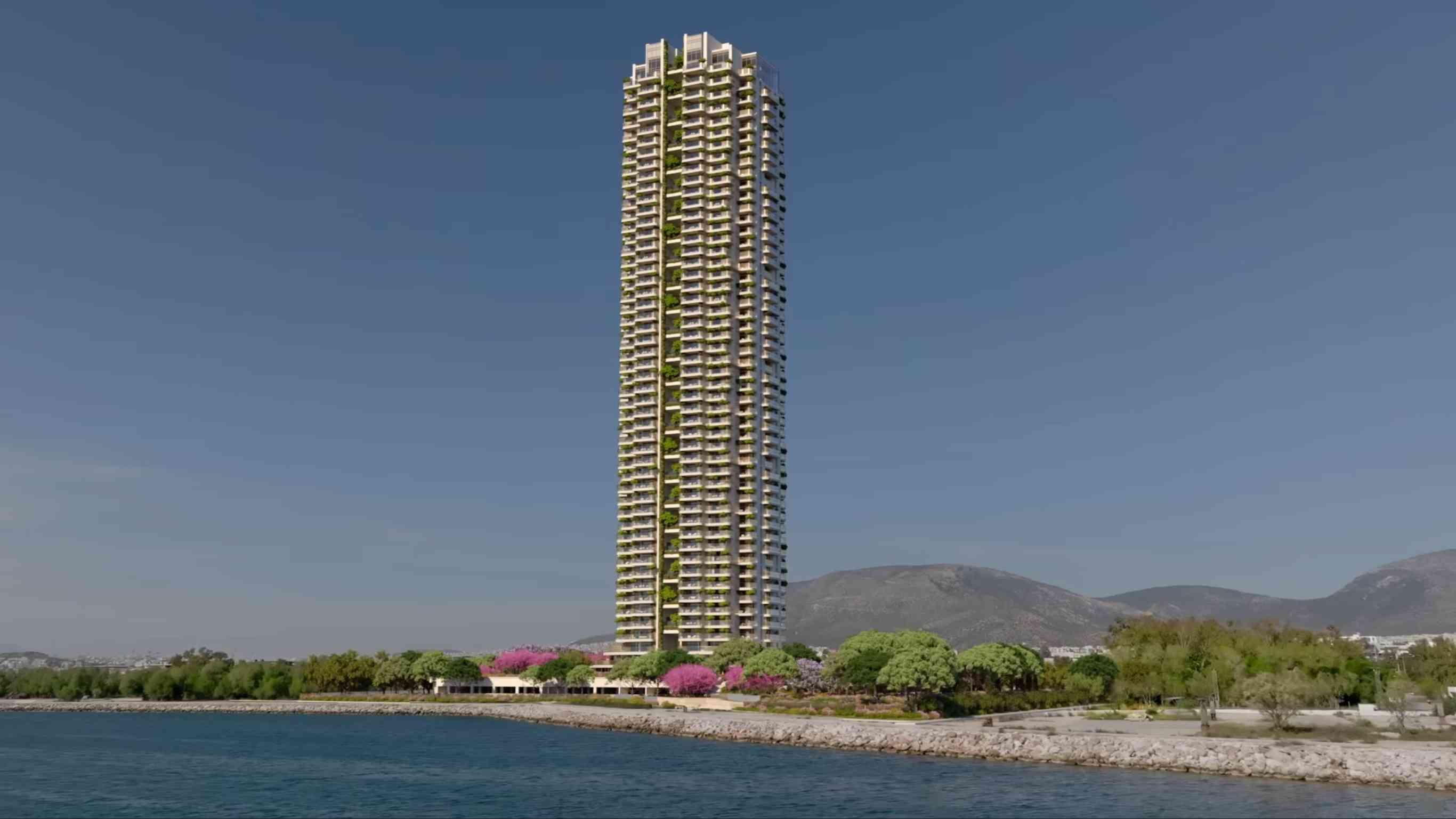 H εντυπωσιακή θεμελίωση του υψηλότερου οικιστικού πύργου της Μεσογείου ...